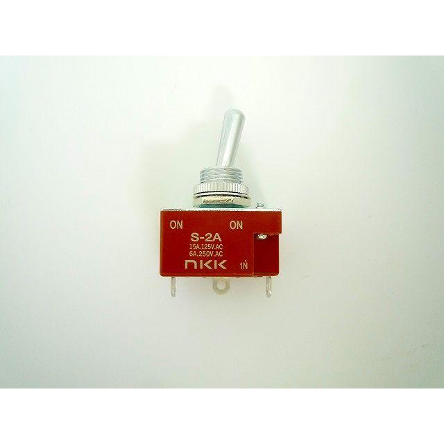 トグルスイッチ ON-ON 単極双投 はんだ端子 NKKスイッチズ S-2A : 津パーツ店 - 通販 - Yahoo!ショッピング