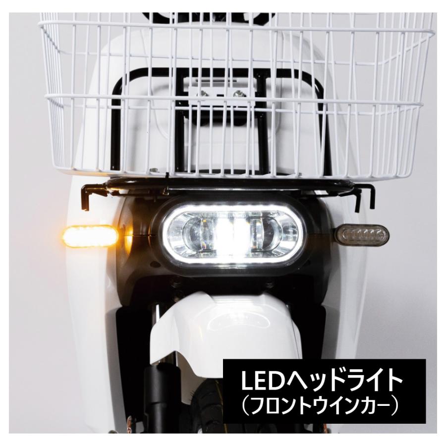 業務用電動バイク M-crew 航続距離約200km バッテリー2個搭載 ウインドシールド 大型リアアングル 標準装備 USBポート付き ...