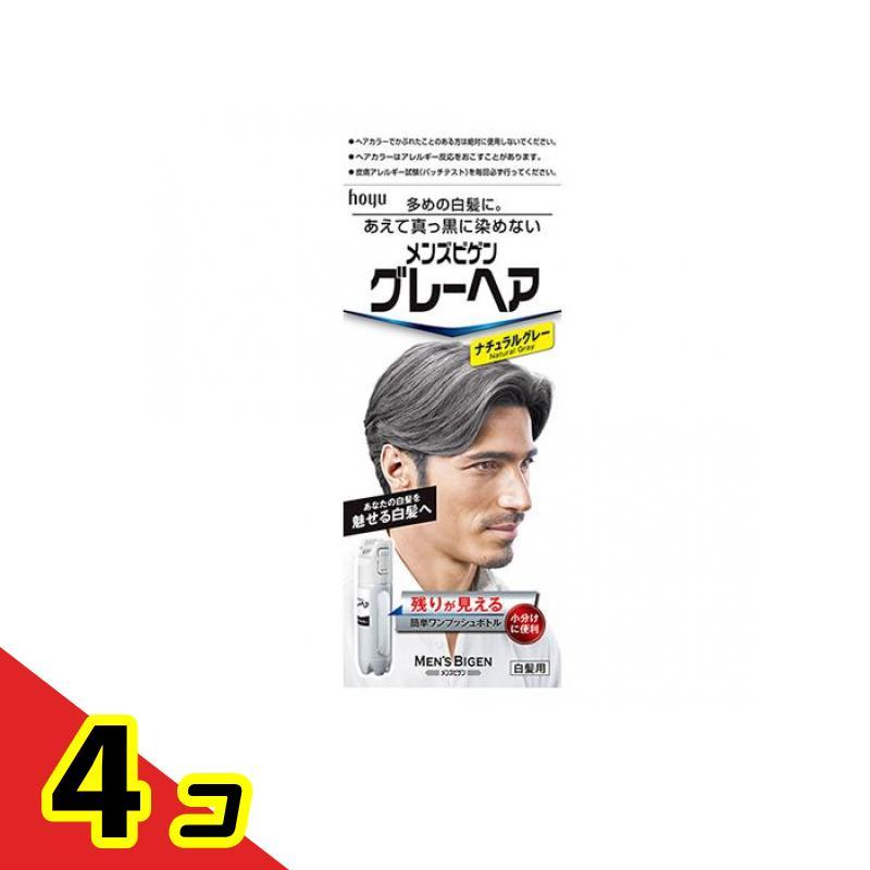 hoyu メンズビゲン グレーヘア ナチュラルグレー 40g (+40g) 4個セット : 通販できるみんなのお薬 - 通販 - Yahoo!ショッピング