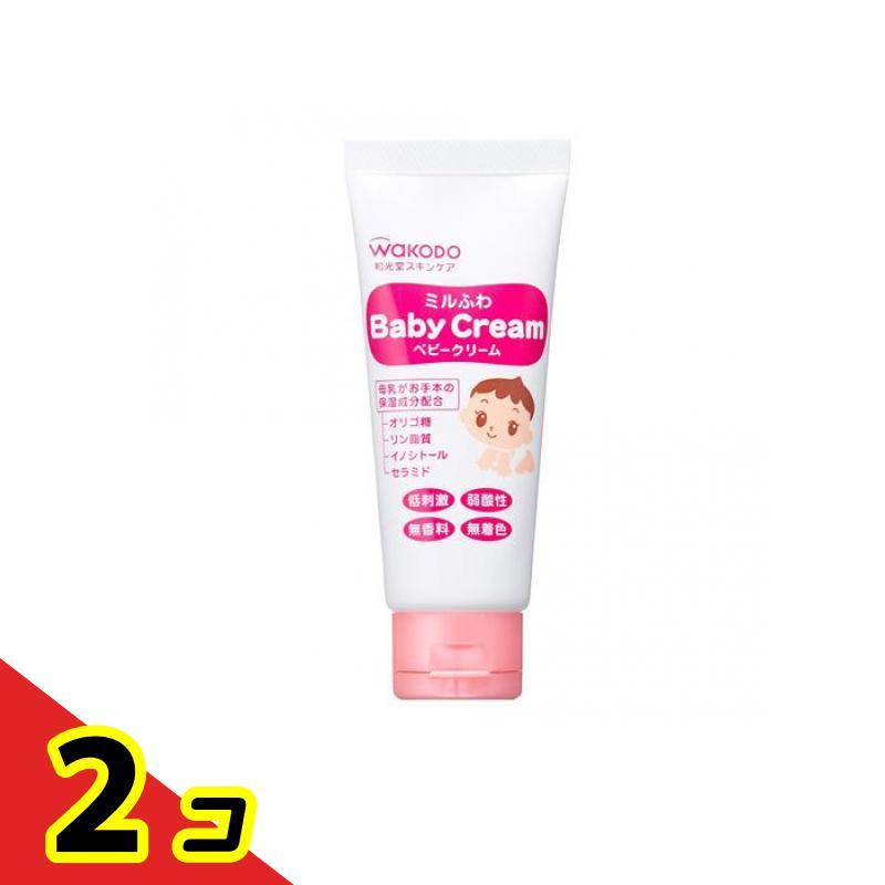和光堂 ミルふわ ベビークリーム 60g 2個セット : 通販できるみんなのお薬 - 通販 - Yahoo!ショッピング