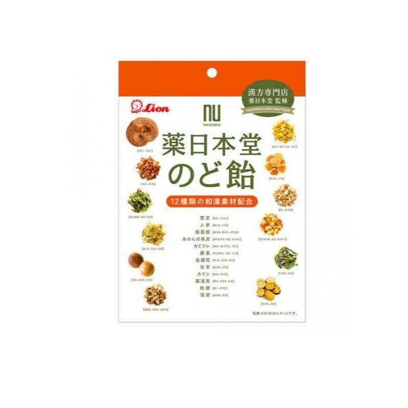 ライオン菓子 薬日本堂のど飴 74g (1個) : 通販できるみんなのお薬 - 通販 - Yahoo!ショッピング
