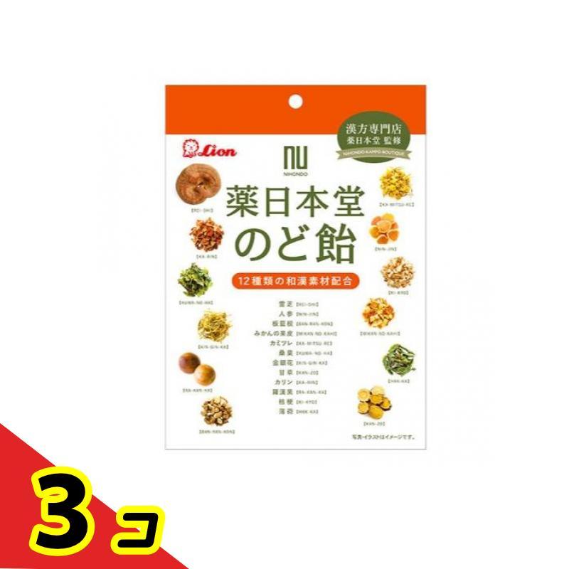 ライオン菓子 薬日本堂のど飴 74g 3個セット : 1758934885-3-d : 通販できるみんなのお薬 - 通販 - Yahoo!ショッピング