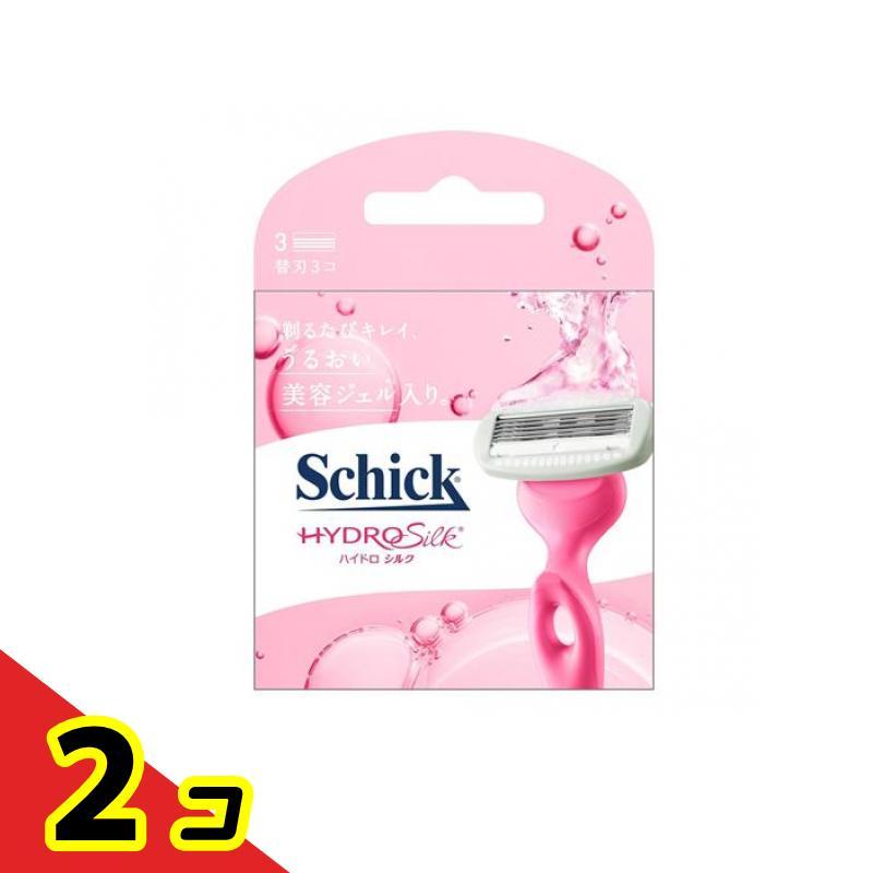 schick シック ハイドロシルク 替刃 3個 2個セット : 通販できるみんなのお薬 - 通販 - Yahoo!ショッピング