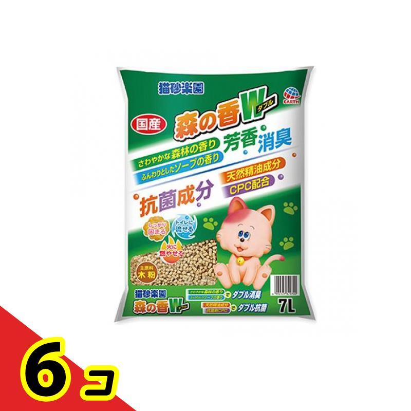アース・ペット 猫砂楽園 森の香ダブル 7L 6個セット :1758957272-6-d:通販できるみんなのお薬 - 通販 - Yahoo!ショッピング