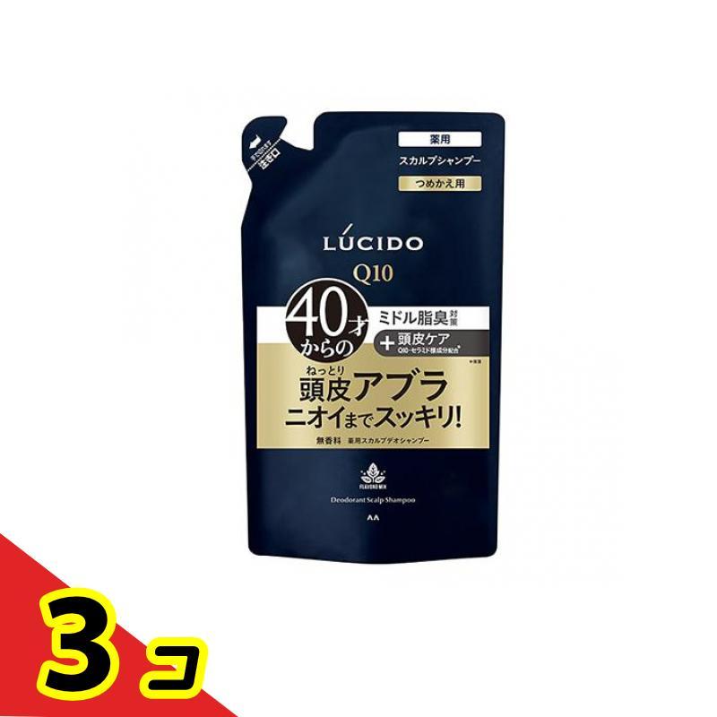 mandom（マンダム） LUCIDO ルシード 薬用スカルプデオシャンプー 詰め替え用 380mL メンズ ニオイ 40才 頭皮ケア 加齢臭 3個セット : 通販できるみんなのお薬(みんなの ...