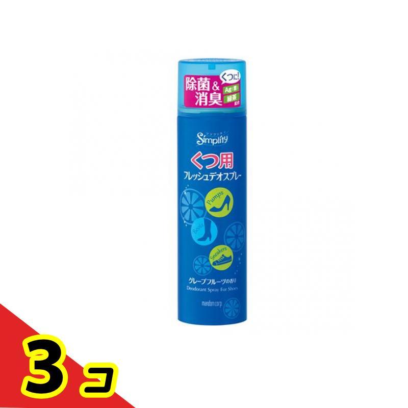 mandom シンプリティ くつ用フレッシュデオスプレー 150mL 3個セット : 通販できるみんなのお薬 - 通販 - Yahoo!ショッピング