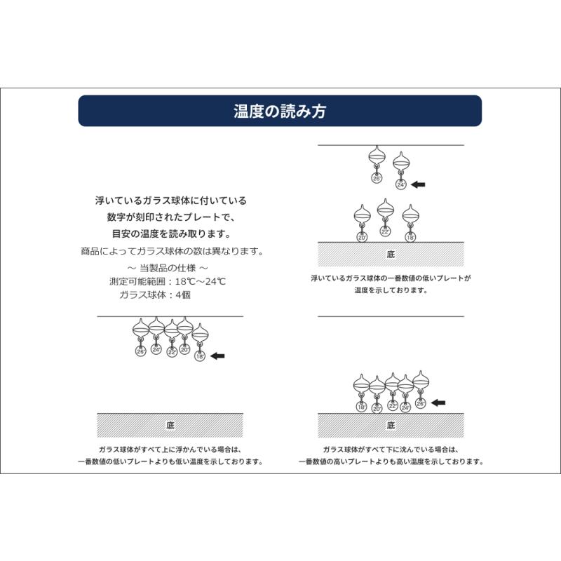 温度計 ガリレオ 浮き沈み ガラスフロート ストームグラス ガラス 液体 球体 室温 気温 木枠 卓上 おしゃれ サイエンス インテリア 飾り W12.5×D6×H18.5cm : 通販タウン ...