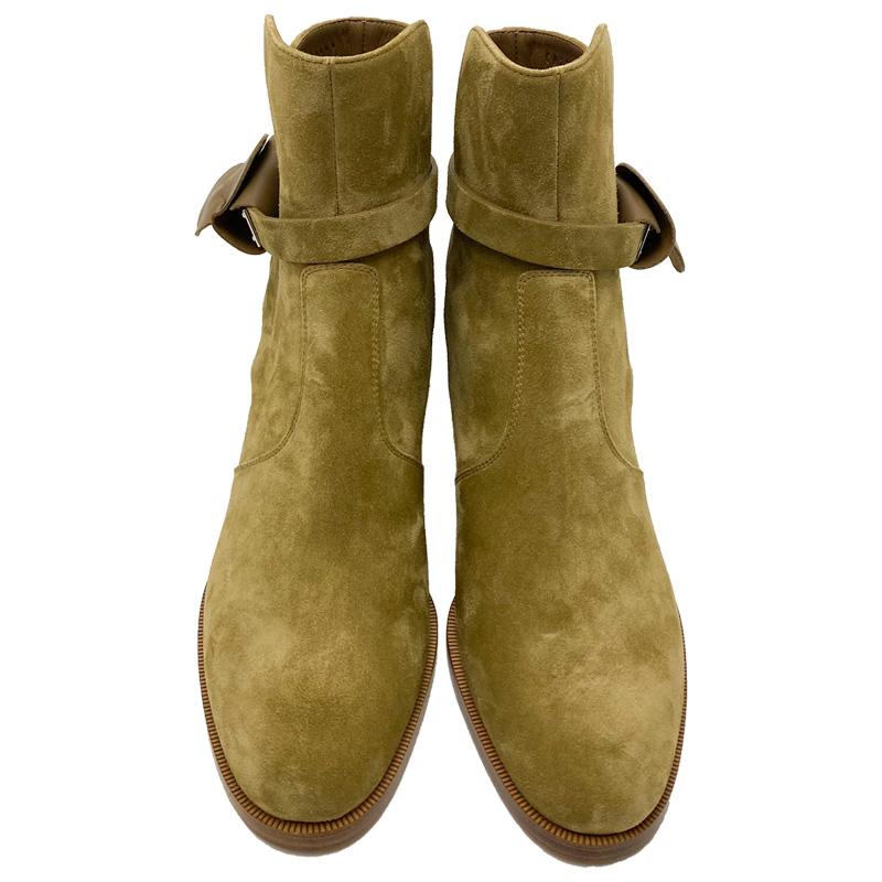 Kelly 大幅値下げ！★美品_未使用品★ HERMES エルメス ケリーバックルショートブーツ レディース サイズ36 ベージュ【辻屋質店 ...