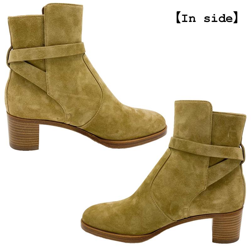 Kelly 大幅値下げ！★美品_未使用品★ HERMES エルメス ケリーバックルショートブーツ レディース サイズ36 ベージュ【辻屋質店 ...