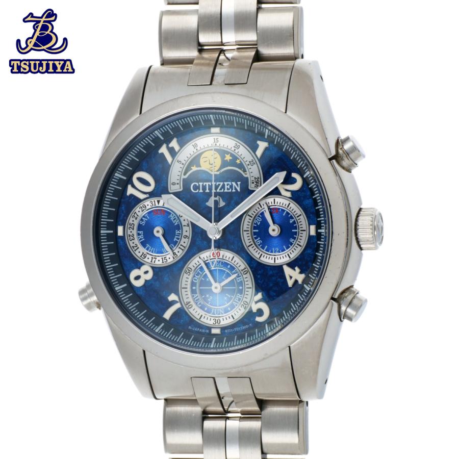 CITIZEN（シチズン） 中古AB CITIZEN カンパノラグランドコンプリケーション 6771-T010750TA メンズ 青文字盤 ...