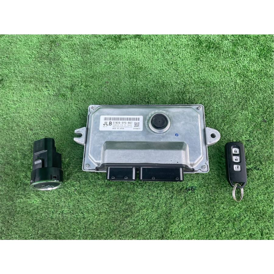 R1年 JF3/JF4 N-BOX 4WD エンジンコンピューター 37820-5YS-967 スマートキー 中古品 即決 1045657 ...