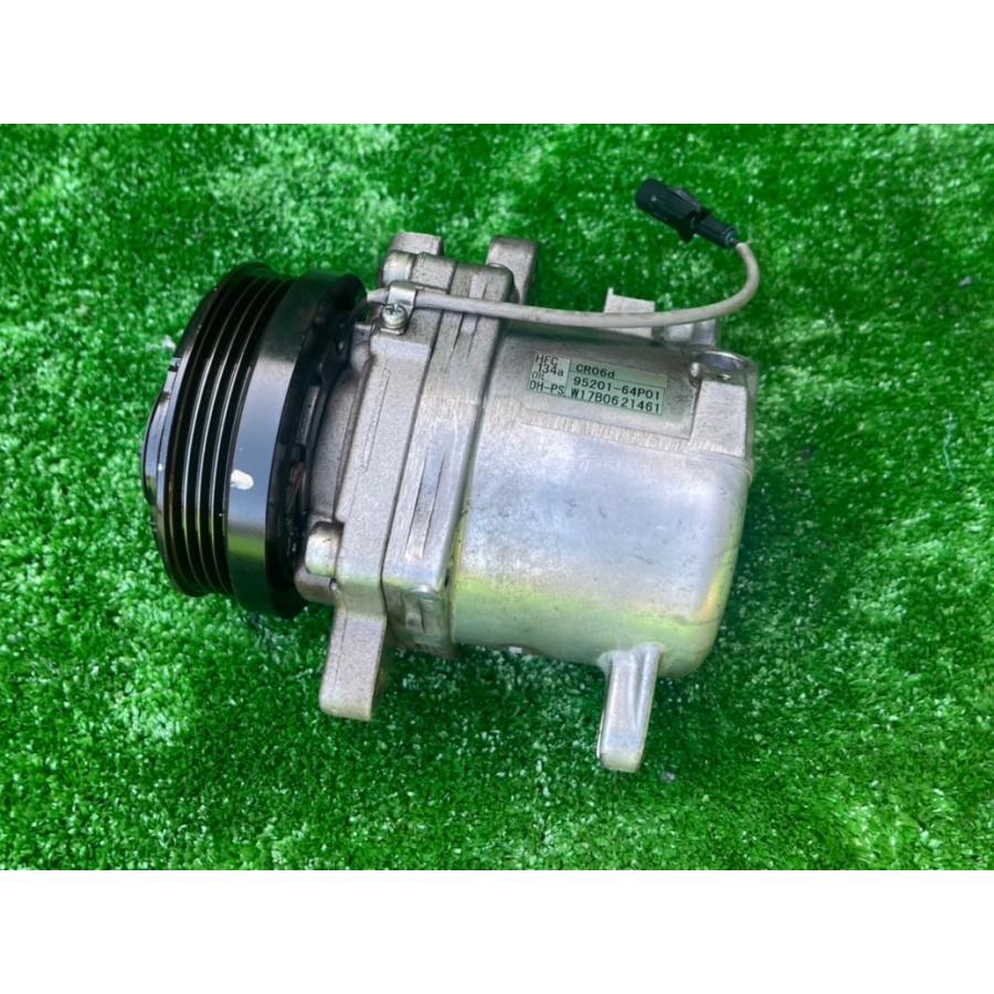 H29年 DA17V エブリィ エアコンコンプレッサー 95201-64P01 8万キロ台 中古品 即決 232093 250912 M 工場 ...