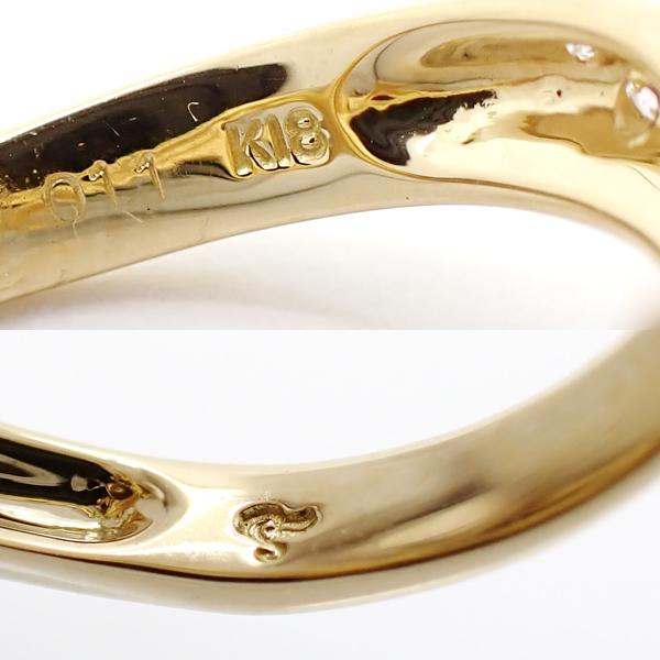 角江千代治 K18 天使モチーフ パール ダイヤモンド リング D0.11ct 12号 10.7g 仕上げ済 美品 質屋 : a500000004708-8215 : つじの質店阪神尼崎店 ...