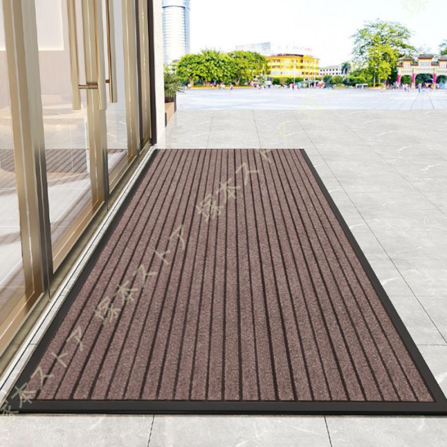 玄関マット 屋外 大判 泥落とし120*140cm ドアマット 室内 おしゃれ 入口マット 滑り止め 業務用 家庭用 エントランスマット オフィス お店 洗える 無地 大判 : 63u-sfj ...