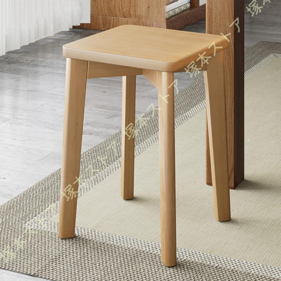 椅子 木製 低い スツール 正方形 積み重ね 腰掛け 玄関 踏台 小さい台 フラワースタンド スツール 天然木 スツール 椅子 木製 四角 ダイニングチェア 天然木 : ag2-5hu ...