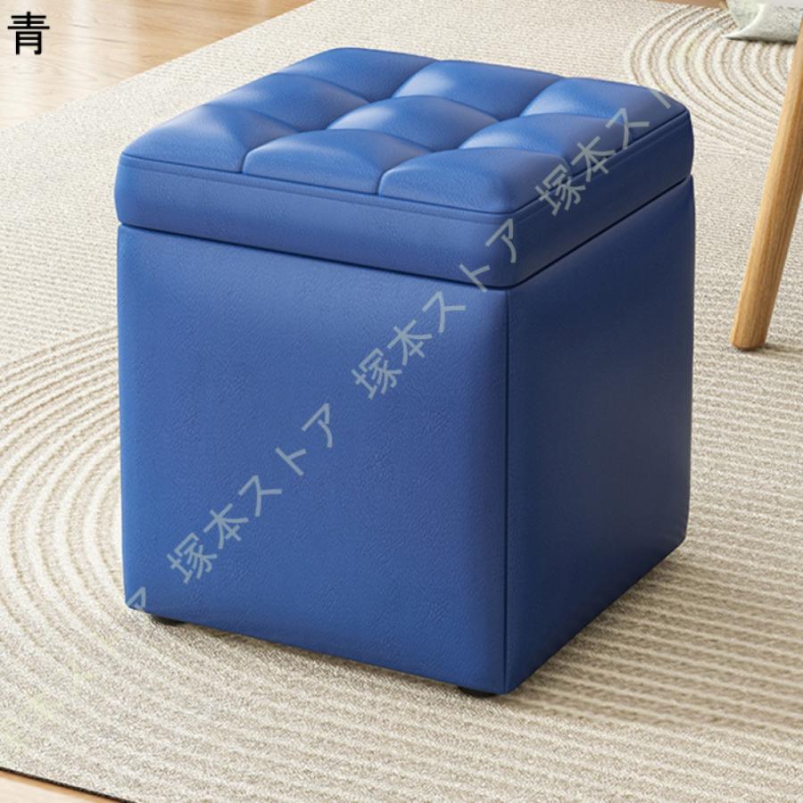 収納スツール 収納ボックス オットマン フタ一体型 座椅子 収納スツール 収納ボックス オットマン フタ一体型 座椅子