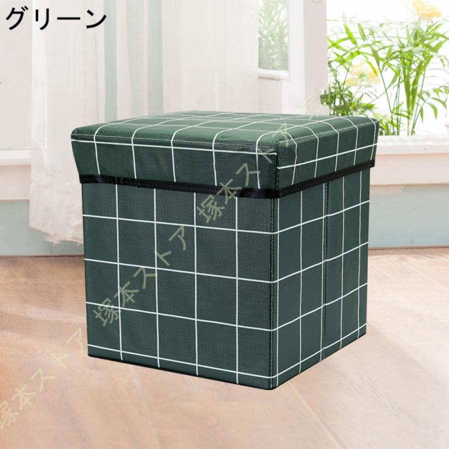 スツール 収納 正方形 30×30cm ボックス 折りたたみ オックスフォード布 折り畳み コンパクト レザー おしゃれ 北欧 収納スツール 収納ボックス 椅子 イス :ag2-5hu ...