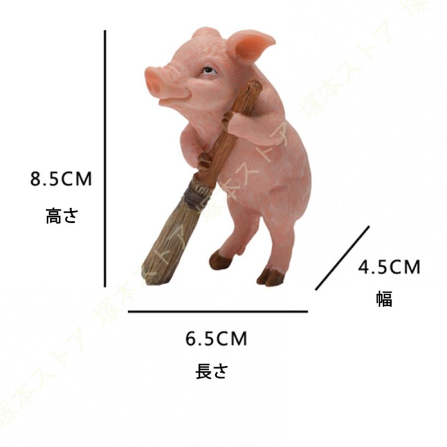 LxRx9 ガーデニング雑貨 ガーデニング 置物 豚 アンティーク ナチュラル 庭 ブタ 動物 アニマル ガーデン 雑貨 リアル オブジェ おしゃれ 可愛い インテリア :kd7-20K ...