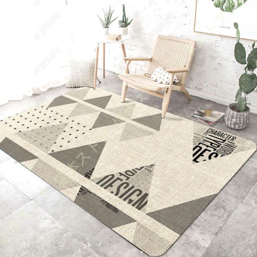 ラグ カーペット ラグマット 洗える ラグ 幾何学模様 リビングルームラグ 200*160 カーペット 洗えるラグ 抽象的 北欧 ポリエステル ...
