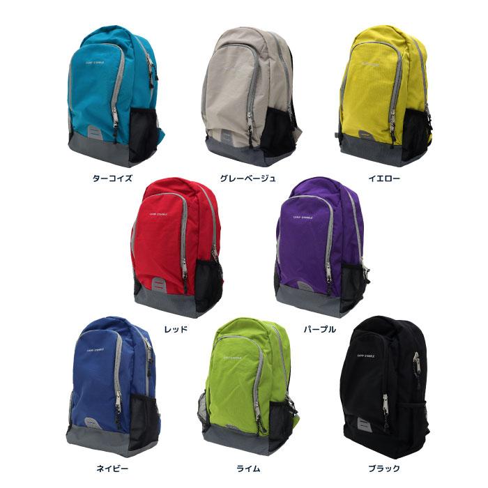 【NEW】CAMP STAMPLE キャンプ スタンプル 2-6001n ウォッシュド ナイロン バックパック リュック キッズ 小学生 遠足 修学旅行 通学 おしゃれ 軽量 送料無料 ...