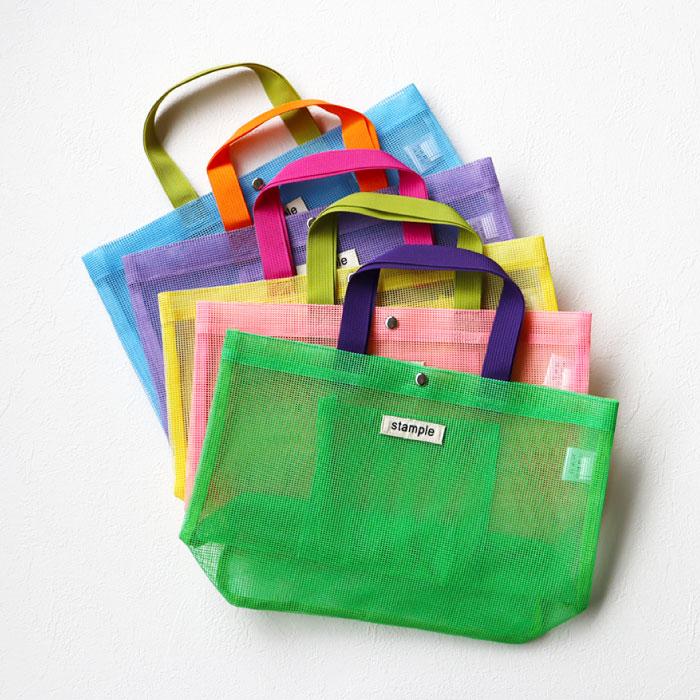 stample スタンプル 園児キャンディーカラー オールメッシュトートバッグ プールバッグ おけいこバッグ 男の子 女の子 子供 63115 キッズ雑貨 : つきうさぎヤフー店 - 通販 ...