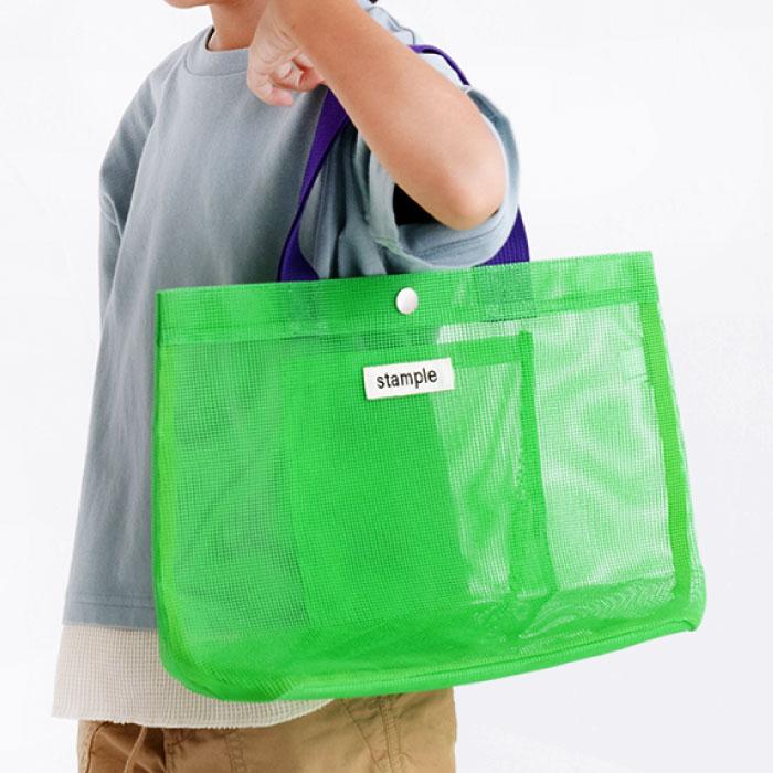 stample スタンプル 園児キャンディーカラー オールメッシュトートバッグ プールバッグ おけいこバッグ 男の子 女の子 子供 63115 キッズ雑貨 : つきうさぎヤフー店 - 通販 ...