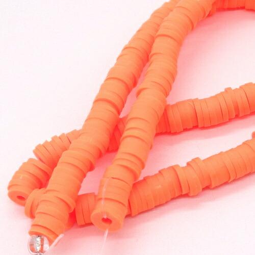 FIMOディスクビーズ 6mm オレンジ(A00075) 1本(40cm) : 作ろ!ドットコム Yahoo!店 - 通販 - Yahoo!ショッピング
