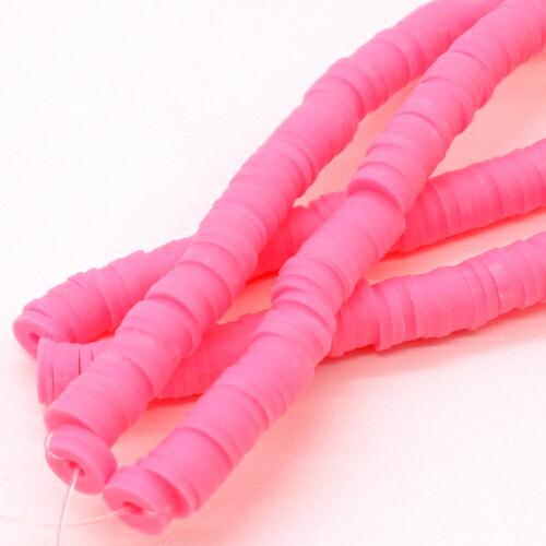 FIMOディスクビーズ 6mm ピンク(A00076) 1本(40cm) : fm1003 : 作ろ!ドットコム Yahoo!店 - 通販 - Yahoo!ショッピング