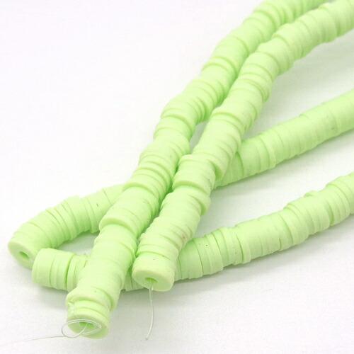 FIMOディスクビーズ 6mm ライトグリーン(A00078) 1本(40cm) : 作ろ!ドットコム Yahoo!店 - 通販 - Yahoo!ショッピング