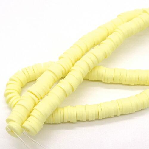 FIMOディスクビーズ 6mm クリーム(A0003) 1本(40cm) : 作ろ!ドットコム Yahoo!店 - 通販 - Yahoo!ショッピング