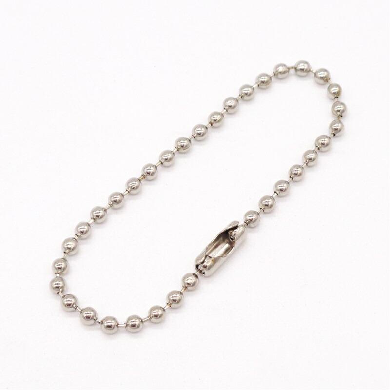 ボールチェーン 片コネ付 2.3mm玉 BC23 10cm 銀色 1000個 キーホルダー コネクター 鎖 玉鎖 ジョイント : 作ろ!ドットコム Yahoo!店 - 通販 - Yahoo ...