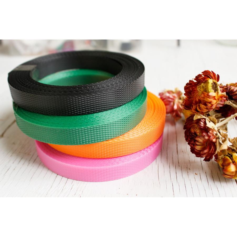手芸用PPバンド 小巻 15mm×10m巻 かごバッグ :TPP:つくる楽しみYahoo!店 - 通販 - Yahoo!ショッピング