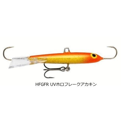 RaPaLa ラパラ フラットジグ 60mm #HFGFR UVホロフレークアカキン / アイスジグ ルアー 釣具 メール便可 : 釣人館ますだ Yahoo!店 - 通販 - Yahoo!ショッピング