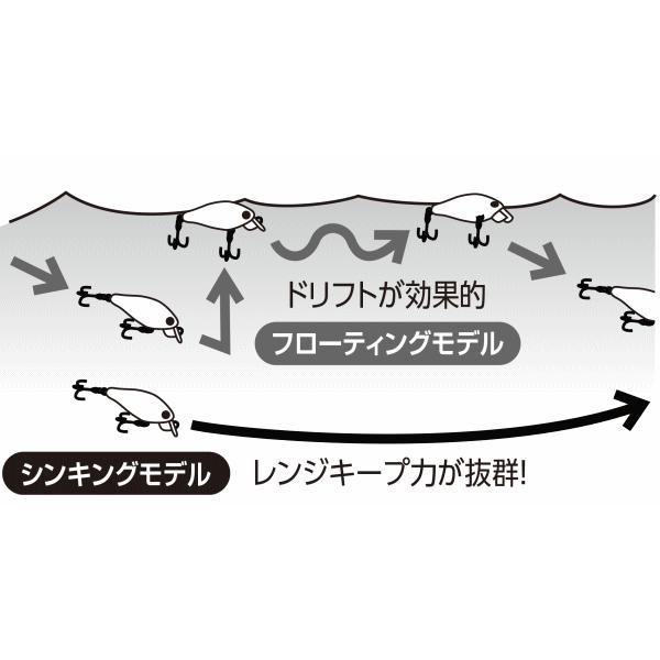 アクアウェーブ コーモラン ミノーマジック S (シンキング) #A87 ミミイカ / ライトゲーム ルアー (メール便発送可) (O01) :4510464602178:釣人館ますだ ...