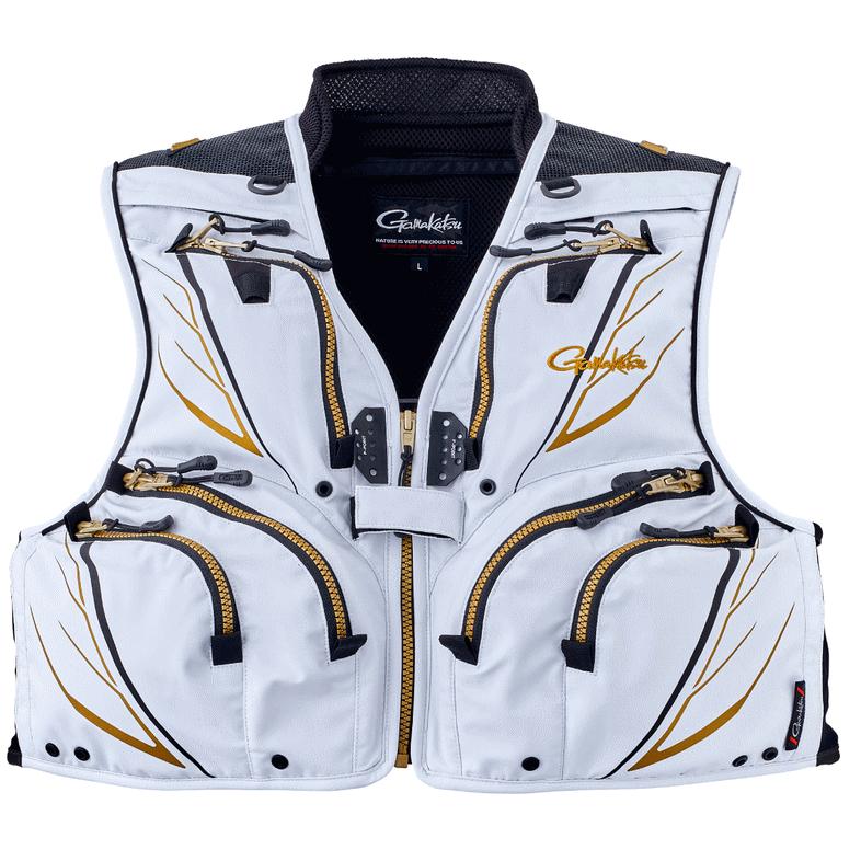 Gamakatsu がまかつ ショートハーフメッシュベスト GM-2328 ホワイト 3Lサイズ / 鮎ベスト gamakatsu : 釣人館ますだ Yahoo!店 - 通販 - Yahoo ...