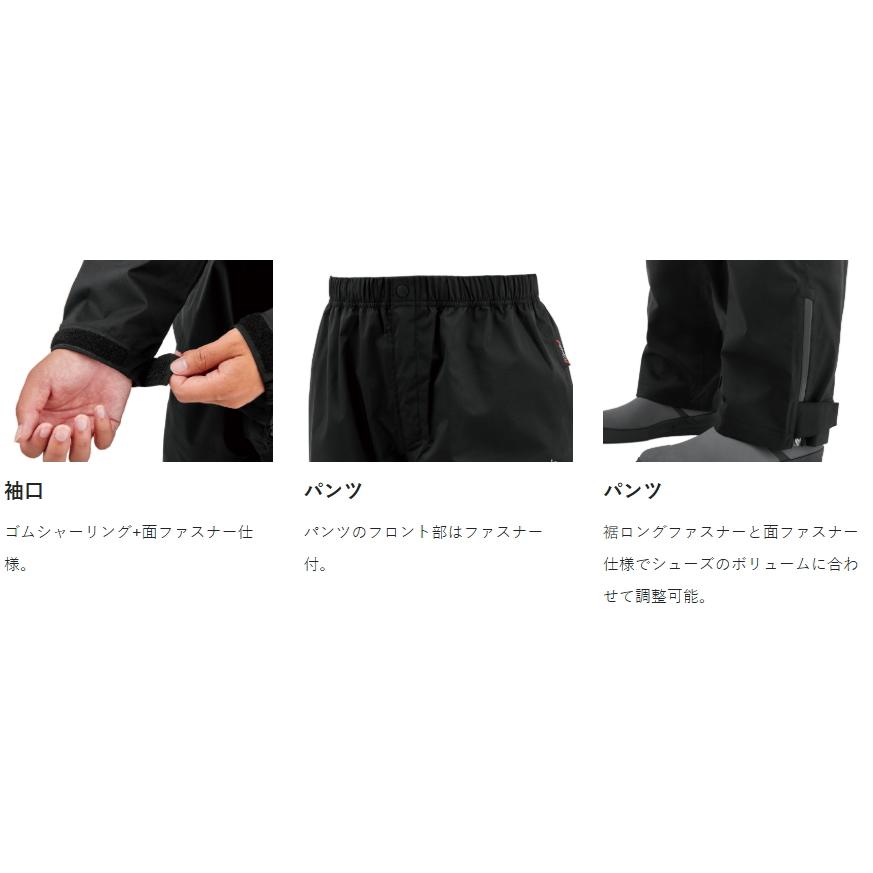 がまかつ Gスペック レインスーツ GM-3784 ブラック×ゴールド 3Lサイズ / レインウェア 6月下旬頃入荷予定 先行予約受付中 : 4549018782912 : 釣人館ますだ ...