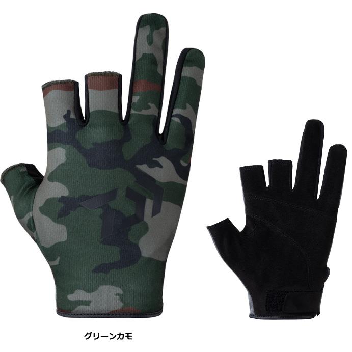 DAIWA（釣り） ダイワ 速乾グローブ 3本カット DG-6423 グリーンカモ Lサイズ / 手袋 ウェア メール便可 daiwa 釣具 : 釣人館ますだ Yahoo!店 - 通販 ...