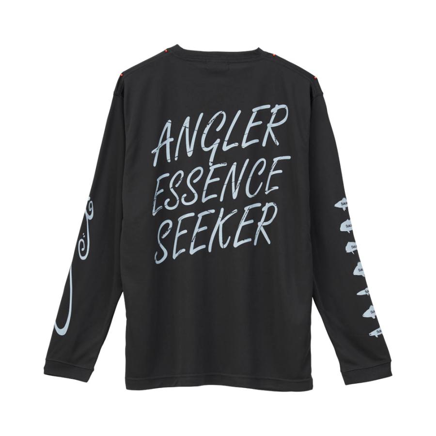 サンライン ロングスリーブ シルキードライTシャツ SUW-15307DLT ブラック XXL(3L)サイズ / ウェア sunline : 釣人館ますだ Yahoo!店 - 通販 ...