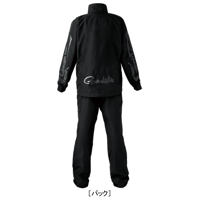 【ポイント3倍】 がまかつ ウィンドブレーカースーツ GM-3722 ブラック×ブラック Lサイズ / gamakatsu : 4549018741339 : フィッシング釣人館 1号店 ...