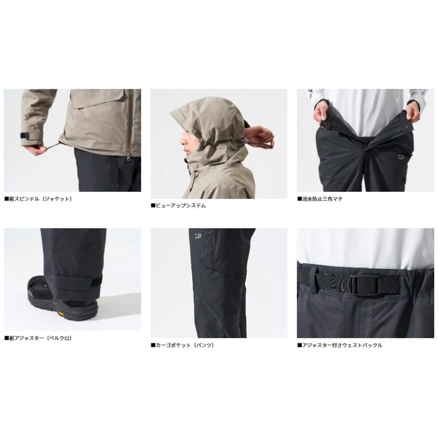 DAIWA（釣り） ダイワ RAINMAX(R)アングラーズウィンタースーツ DW-3224 ブラック Lサイズ / 防寒着 レインウェア daiwa 釣具 : フィッシング釣人館 1号店 ...