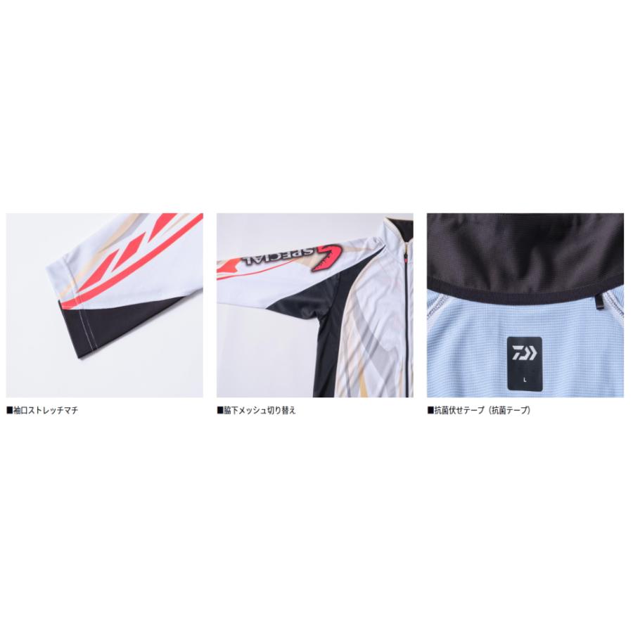 DAIWA（釣り） ダイワ スペシャルロングスリーブフルジップシャツ DE-7225 マグマブラック XLサイズ / 鮎 ウェア daiwa 釣具 : フィッシング釣人館 1号店 - 通販 ...