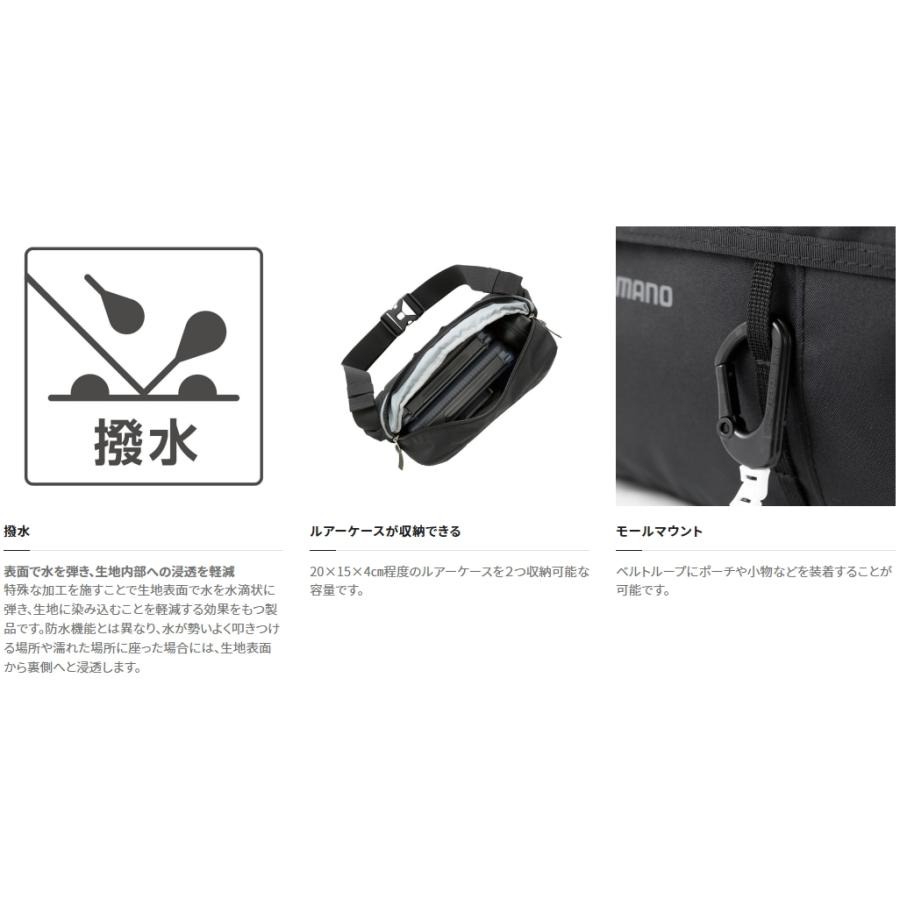 シマノ エクストラウエストバッグ BW-001V ブラック Mサイズ : フィッシング釣人館 1号店 - 通販 - Yahoo!ショッピング
