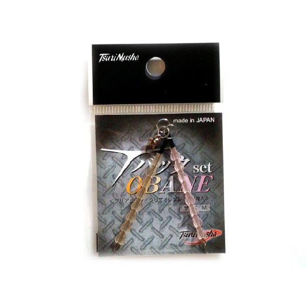 釣武者／TsuriMusha TバックOBANE M セット （カラー：クリアピンク・クリアオレンジ） : つり具・TEN Yahoo!店 - 通販 - Yahoo!ショッピング