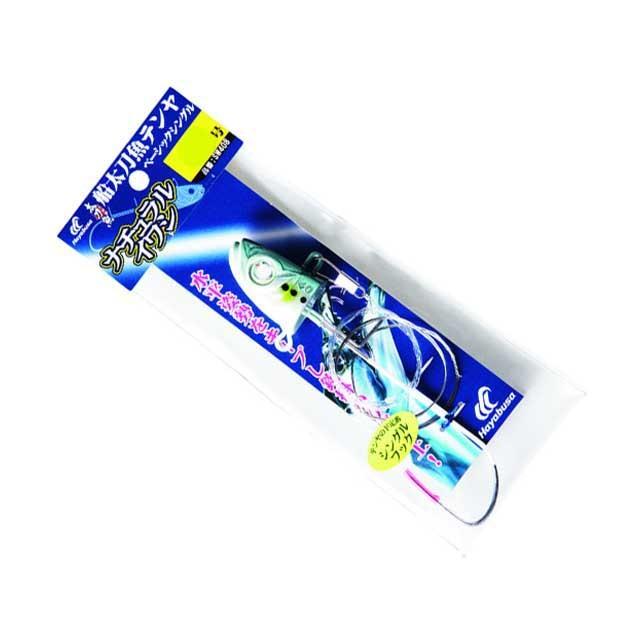 Hayabusa ハヤブサ SW408 一刀両断 船太刀魚テンヤ ベーシックシングル ナチュラルイワシ 40号 （船タチウオ専用テンヤ ...