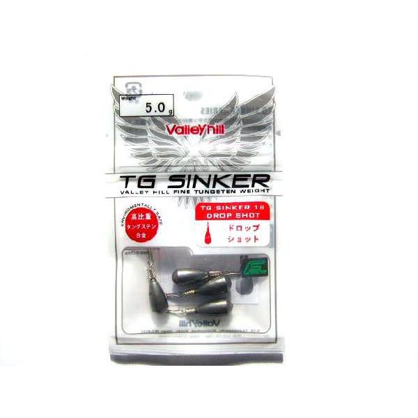 Valleyhill バレーヒル／Valleyhill TGシンカー18 ドロップショット 1.8g-14g （TG SINKER 18 Drop Shot） : つり具・TEN Yahoo ...