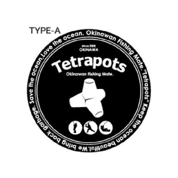 Tetrapots／テトラポッツ サークルステッカー 18cm : つり具・TEN Yahoo!店 - 通販 - Yahoo!ショッピング