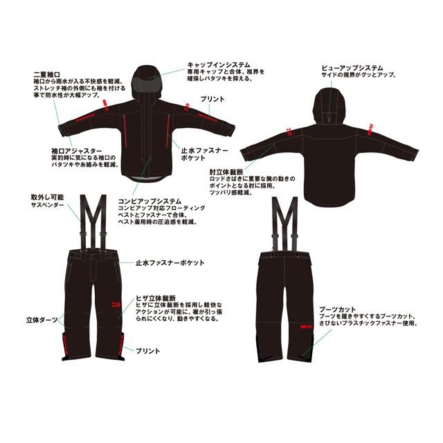 DAIWA（釣り） ダイワ／Daiwa DW-1906 ゴアテックス プロダクト ウィンタースーツ カラー：ディープグレー （高機能防寒ウェア） : つり具・TEN Yahoo!店 - 通販 ...