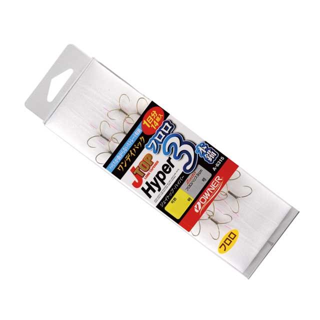 C'ultiva オーナー／OWNER 36315 ワンデイパック J-TOPハイパーフロロ 3本錨 （14組入 フロロハリス イカリ針仕掛け ...