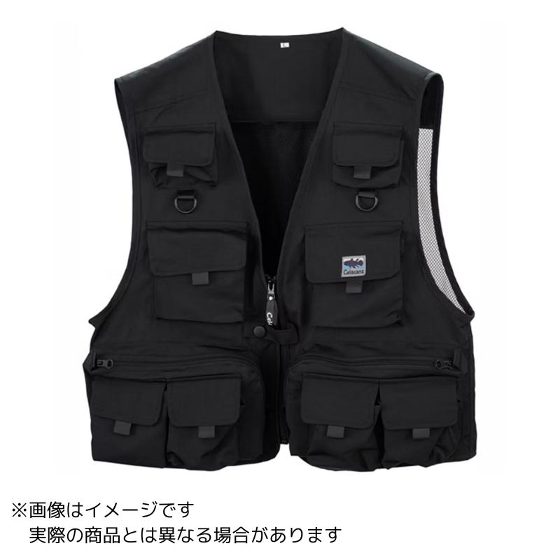 エクセル NFC-2170 フィッシングベスト ＃ブラック ＃M : ヨコオネット Yahoo!店 - 通販 - Yahoo!ショッピング