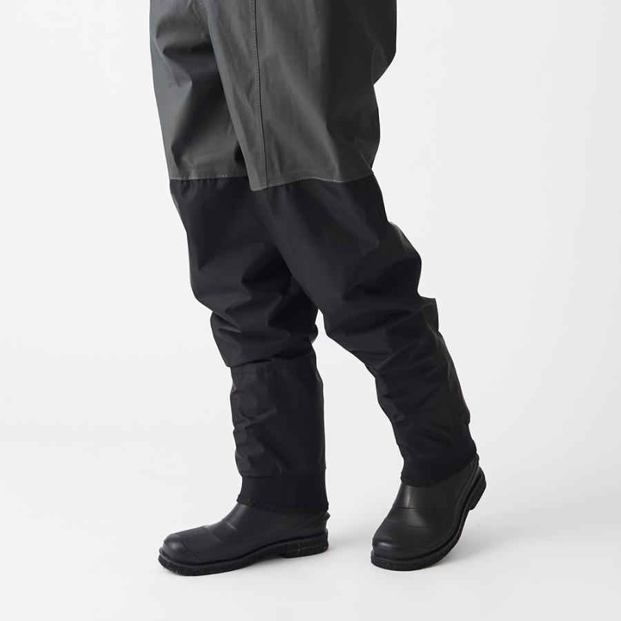 《リバレイ》7542 RBBハイブリッドウェーダー GY×BLK :132374:釣具市場 Yahoo!ショッピング店 - 通販 - Yahoo!ショッピング